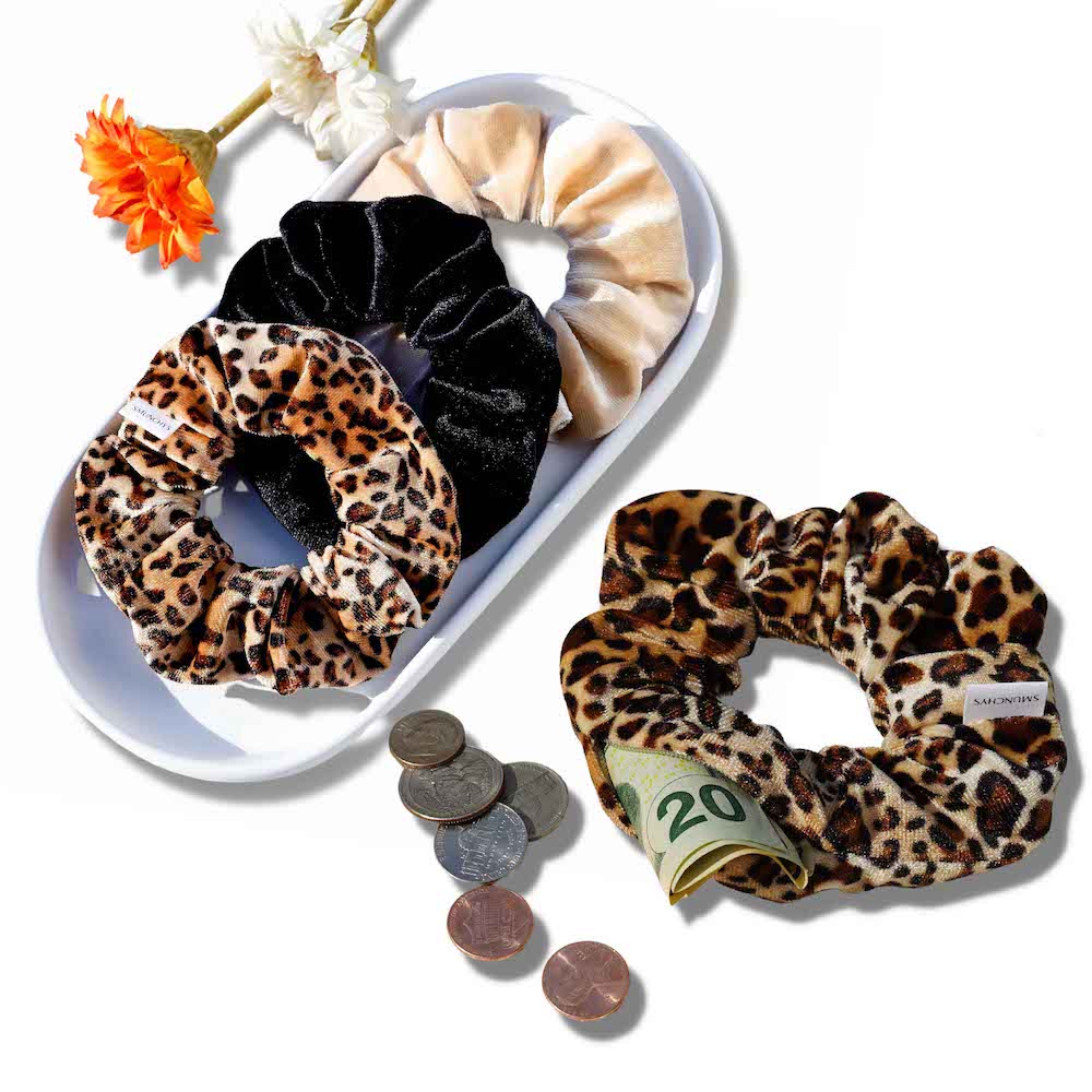 Shop Velvet Zipper Scrunchies at Smunchys | Smunchys